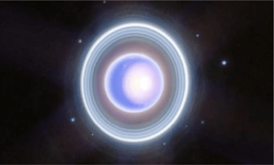 Captura del planeta Urano y sus anillos por el Telescopio Espacial ... Captura del planeta Urano y sus anillos por el Telescopio Espacial ...